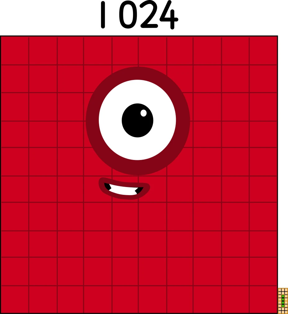 1024 | Numberblocks big Wiki | Fandom
