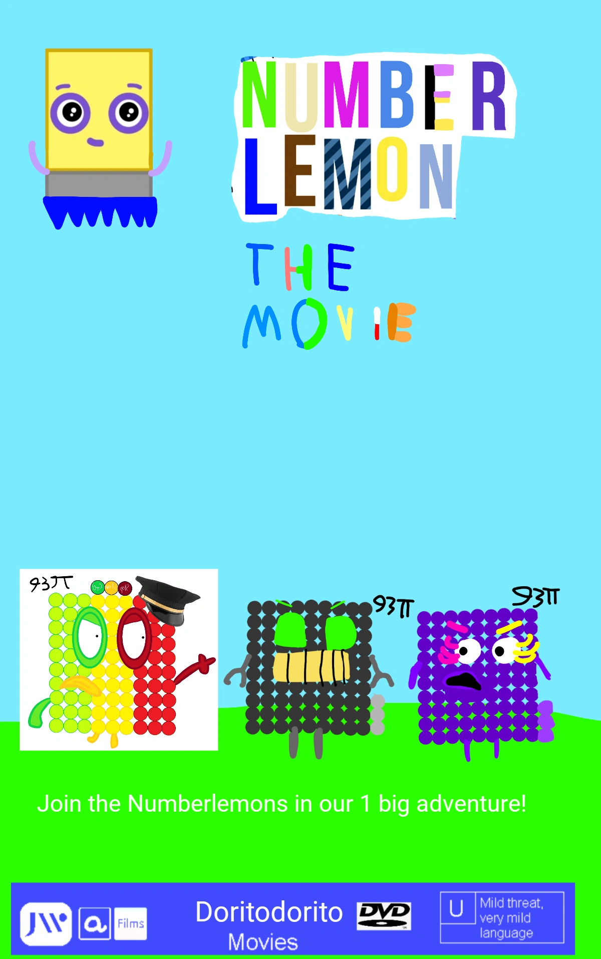 Numberlemon The Movie DVD | Numberblocks Fanon Wiki | Fandom