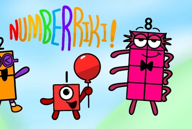 52pcs Numberblocks Animated TV Series Cartoon Deacls Graffiti