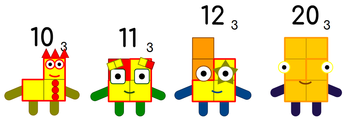 Ternary | Numberblocks into the Different Bases II Wiki | Fandom
