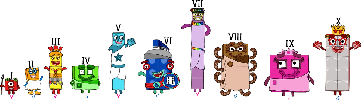 Variations of Decimal | Numberblocks into the Different Bases II Wiki | Fandom