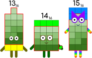 Hexadecimal | Numberblocks into the Different Bases II Wiki | Fandom