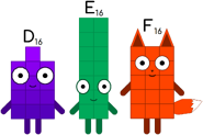 Hexadecimal | Numberblocks into the Different Bases II Wiki | Fandom
