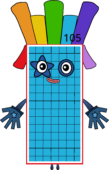 One-Hundred-Five | Numberblocks Piratasthophe Wiki | Fandom