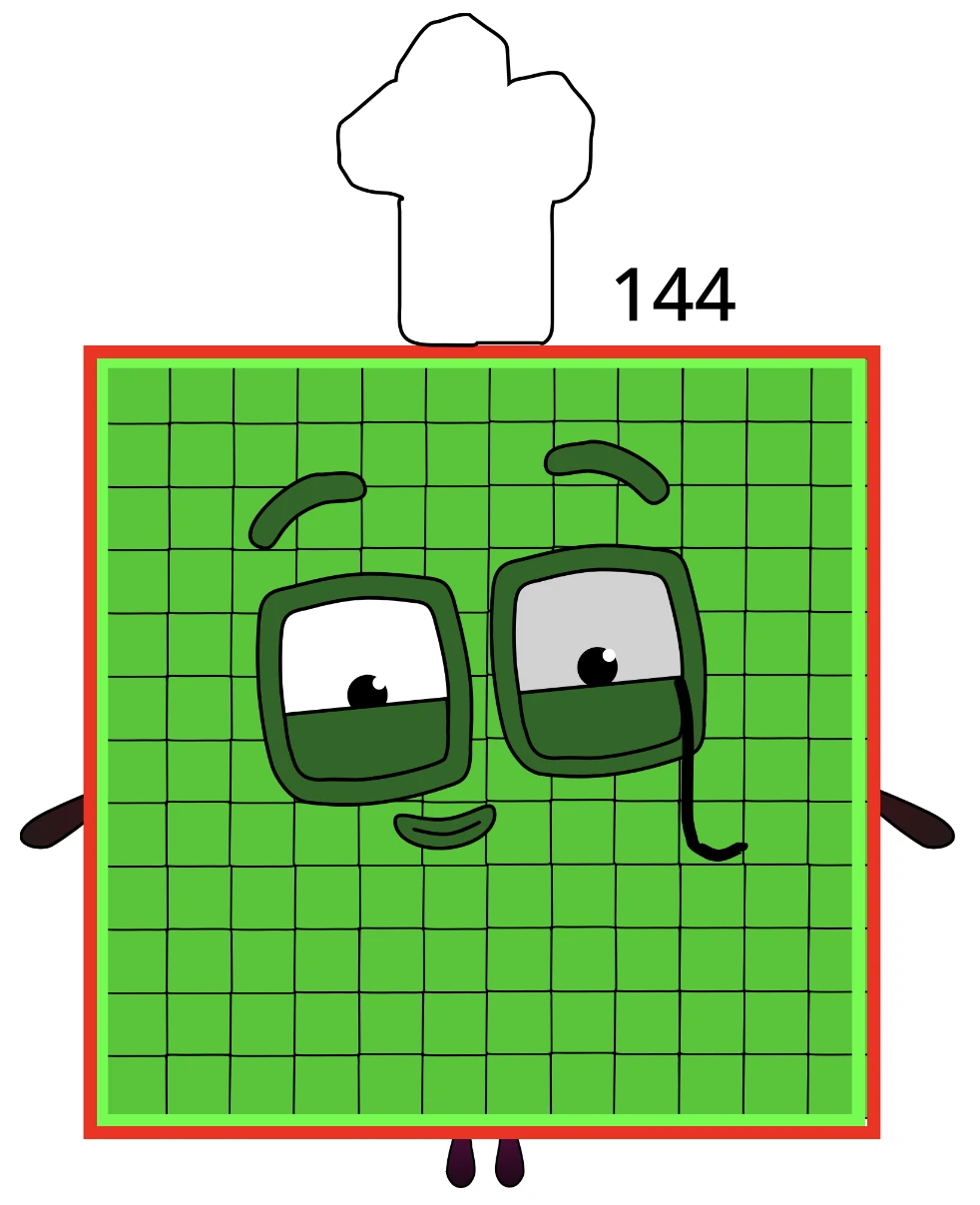 One-Hundred-Forty-Four | Numberblocks Piratasthophe Wiki | Fandom
