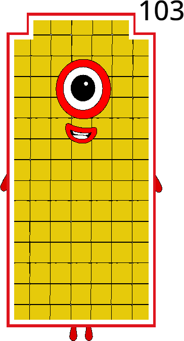 One-Hundred-Three | Numberblocks Piratasthophe Wiki | Fandom