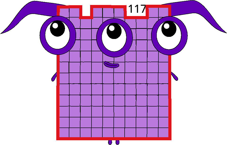 One-Hundred-Seventeen | Numberblocks Piratasthophe Wiki | Fandom