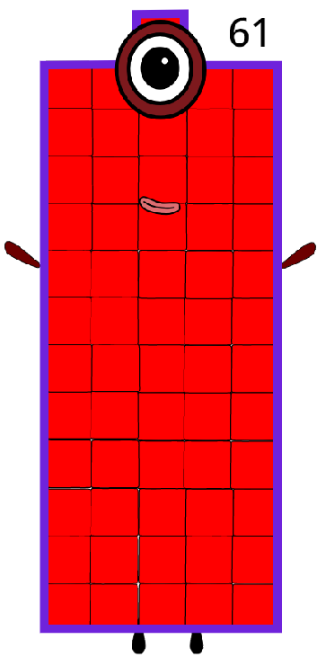 Sixty-One | Numberblocks Piratasthophe Wiki | Fandom