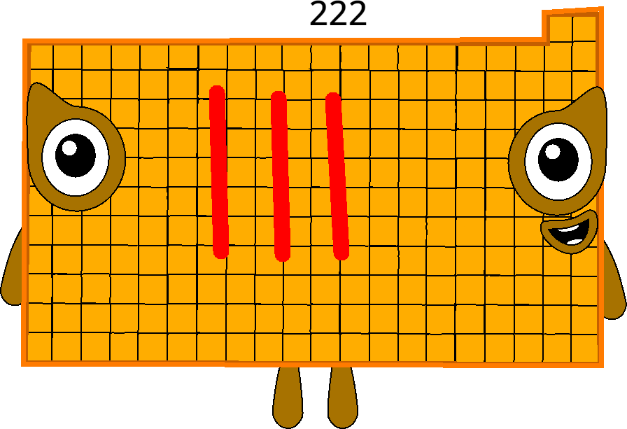 Two-Hundred-Twenty-Two | Numberblocks Piratasthophe Wiki | Fandom