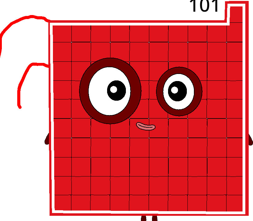 One-Hundred-One | Numberblocks Piratasthophe Wiki | Fandom