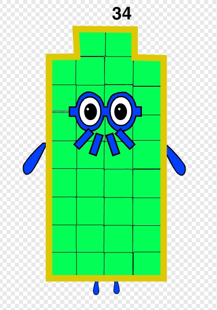 Thirty-Four | Numberblocks Piratasthophe Wiki | Fandom