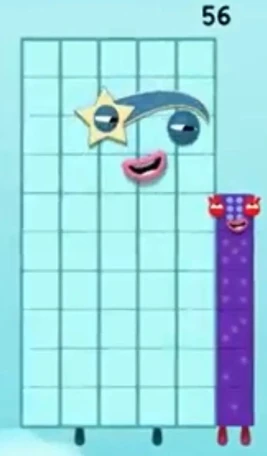 Fifty-Six | Numberblocks Season 8 to 1000000 Wiki | Fandom