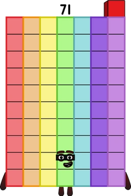 Seventy-One | Numberblocks Season 8 to 1000000 Wiki | Fandom