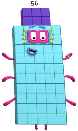 Fifty-Six | Numberblocks Season 8 to 1000000 Wiki | Fandom