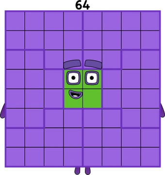 Sixty-Four | Numberblocks Season 8 to 1000000 Wiki | Fandom