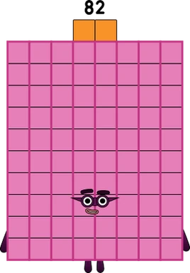 Eighty-Two | Numberblocks Season 8 to 1000000 Wiki | Fandom