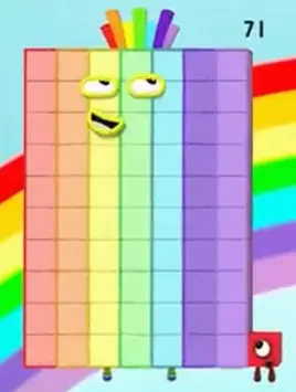 Seventy-One | Numberblocks Season 8 to 1000000 Wiki | Fandom