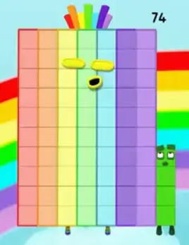 Seventy-Four | Numberblocks Season 8 to 1000000 Wiki | Fandom