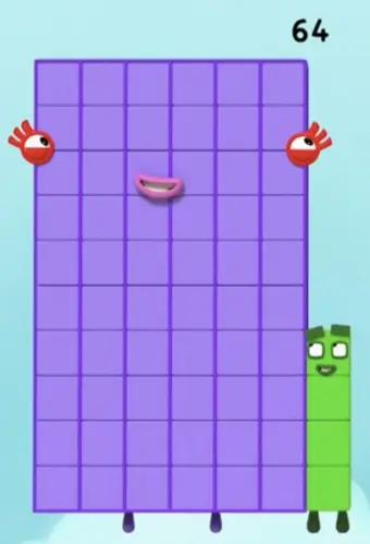 Sixty-Four | Numberblocks Season 8 to 1000000 Wiki | Fandom