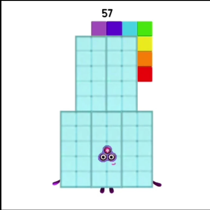 Fifty-Seven | Numberblocks the Movie Wiki | Fandom