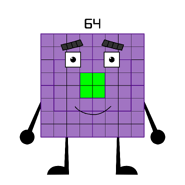 Sixty-Four/Fanmade Gallery | Numberblocks Wiki | Fandom