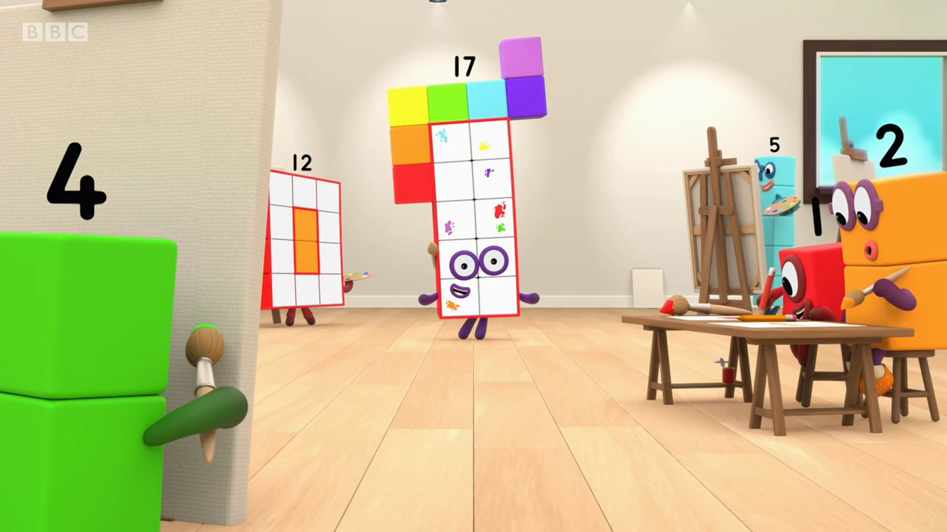 Numberblocks Big People Art Gallery