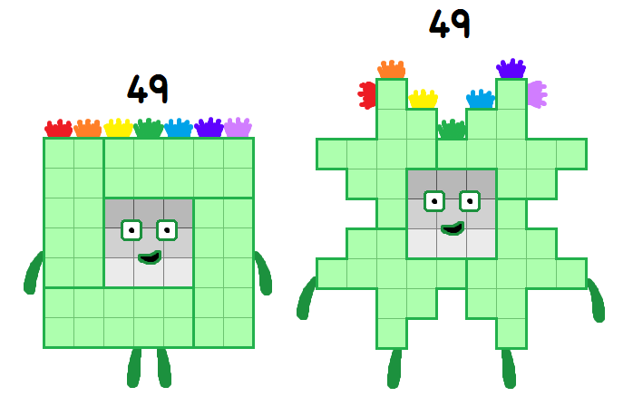 Forty-Nine/Fanmade Gallery | Numberblocks Wiki | Fandom
