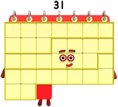 Thirty-One/Gallery | Numberblocks Wiki | Fandom