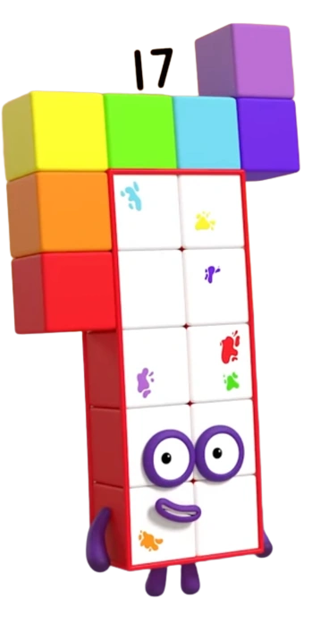 Seventeen (character) | Numberblocks Wiki | Fandom