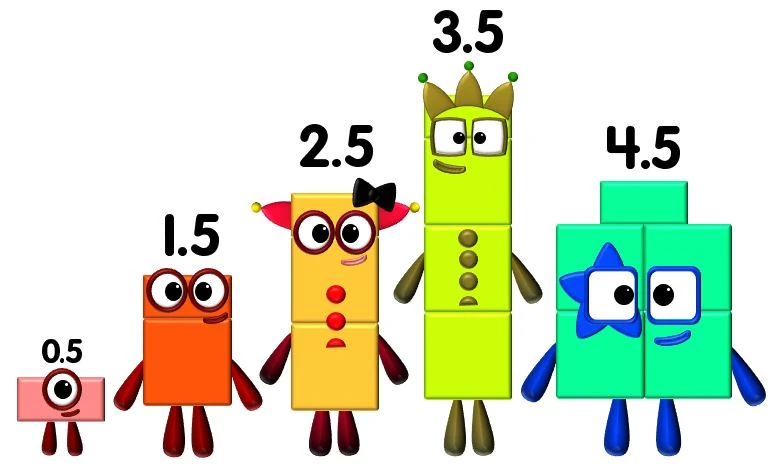 User blog:Seven Full Of Raimbows!/Half Blocks | Numberblocks Wiki | Fandom
