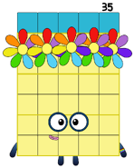 Thirty-Five/Fanmade Gallery | Numberblocks Wiki | Fandom