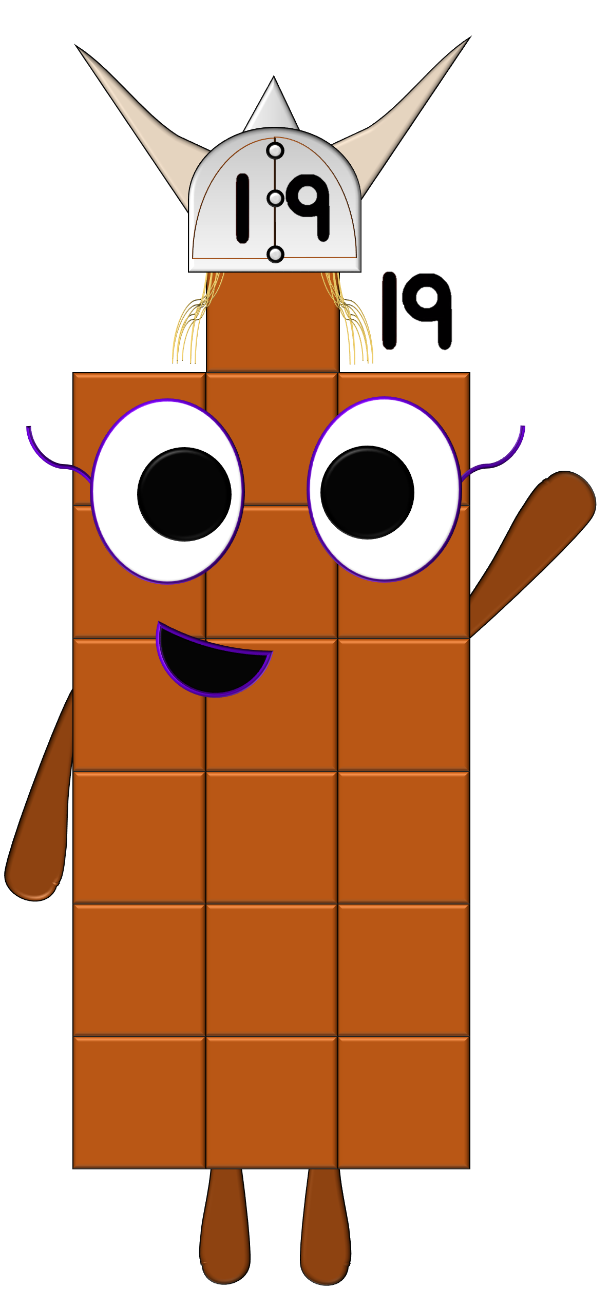 Nineteen (character)/Fanmade Gallery | Numberblocks Wiki | Fandom