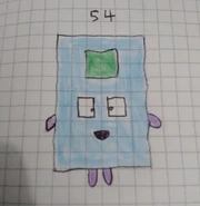 Fifty-Four/Fanmade Gallery | Numberblocks Wiki | Fandom