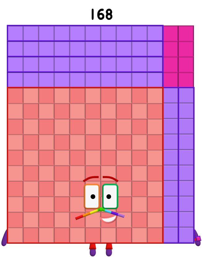 168 | Numberblocks big Wiki | Fandom