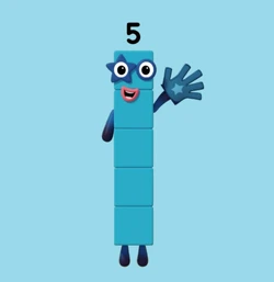 Five Character Numberblocks Wiki Fandom Powered By Wikia Five