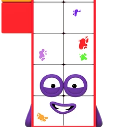 Seventeen Numberblocks 17