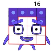 Sixteen (character)/Fanmade Gallery | Numberblocks Wiki | Fandom