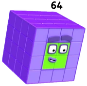 Sixty-Four | Numberblocks Wiki | Fandom