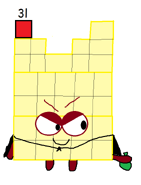 Thirty-One/Fanmade Gallery | Numberblocks Wiki | Fandom