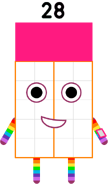 User blog:CloudyWithAChanceOfRainbows/All my numberblocks from 21 to ...