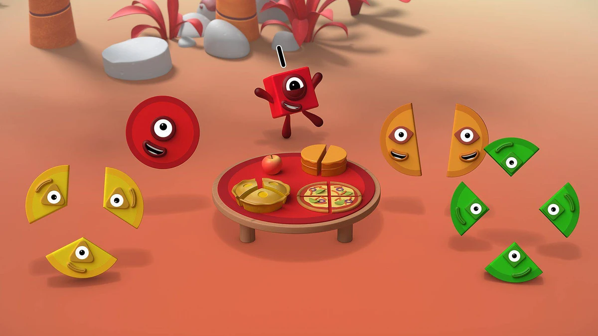 Fractions Are a Piece of Cake | Numberblocks Wiki | Fandom