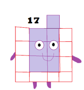 Seventeen (character)/Fanmade Gallery | Numberblocks Wiki | Fandom