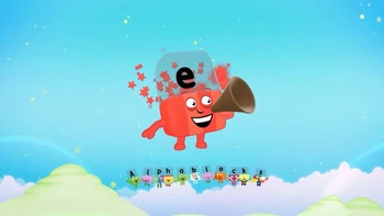 Meet Alphablock E | Numberblocks Wiki | Fandom