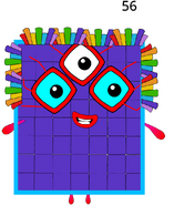Fifty-Six/Fanmade Gallery | Numberblocks Wiki | Fandom