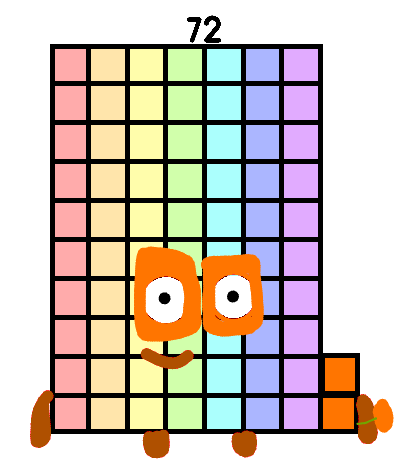 Seventy-Two/Fanmade Gallery | Numberblocks Wiki | Fandom