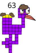 Sixty-Three/Fanmade Gallery | Numberblocks Wiki | Fandom