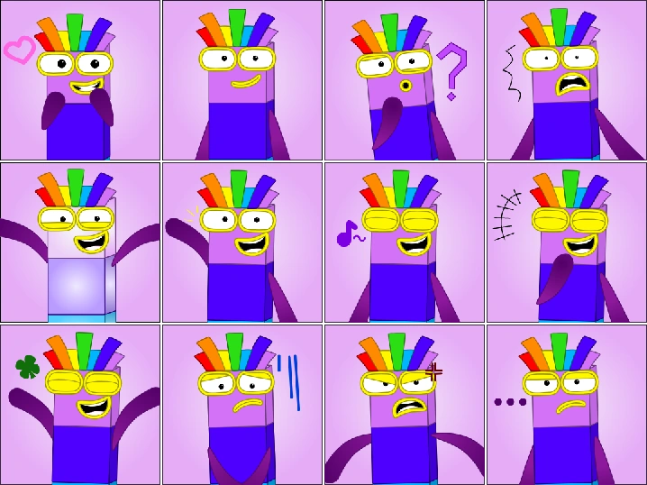 User blog:TWSBETe30/Seven mugshots | Numberblocks Wiki | Fandom