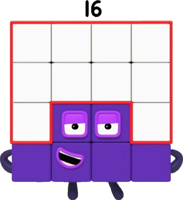 Sixteen (character) | Numberblocks Wiki | Fandom