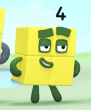 Four (character) | Numberblocks Wiki | Fandom