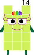 Fourteen (character)/Fanmade Gallery | Numberblocks Wiki | Fandom